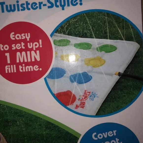 Swim | Hasbro Twister Splash Water Game For Kids Backyard Sprinkler ...
